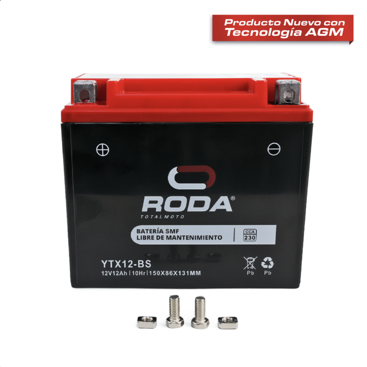 BATERIA PARA MOTO DE GEL YTX7A-BS COLOR VINO ITALIKA CS125 / DS125 ...